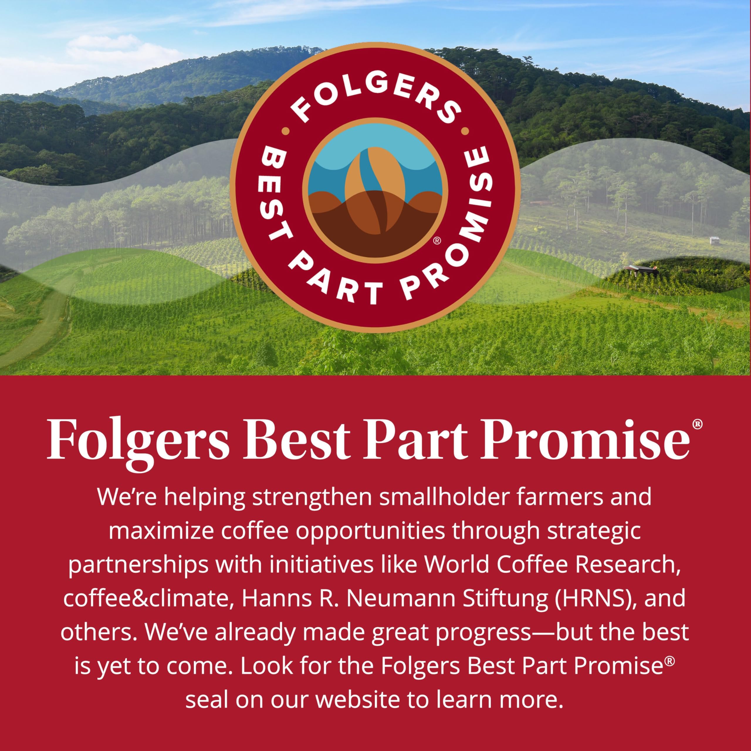 Folgers Classic Roast Instant Coffee Crystals, 8 Ounces