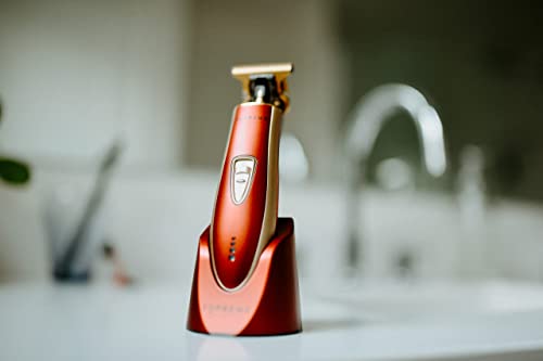 Supreme Trimmer Hair Trimmer ST5220 Beard Trimmer for Men, Professional Barber Liner Cordless Hair Clipper β Red T-Shaper Li