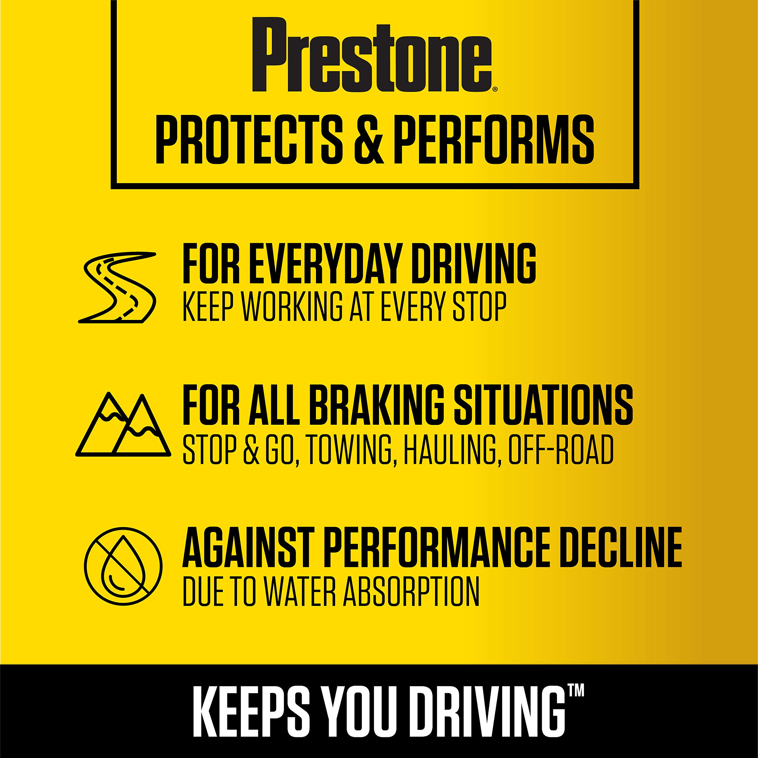 Prestone AS400 DOT 3 Synthetic Brake Fluid - 12 oz.