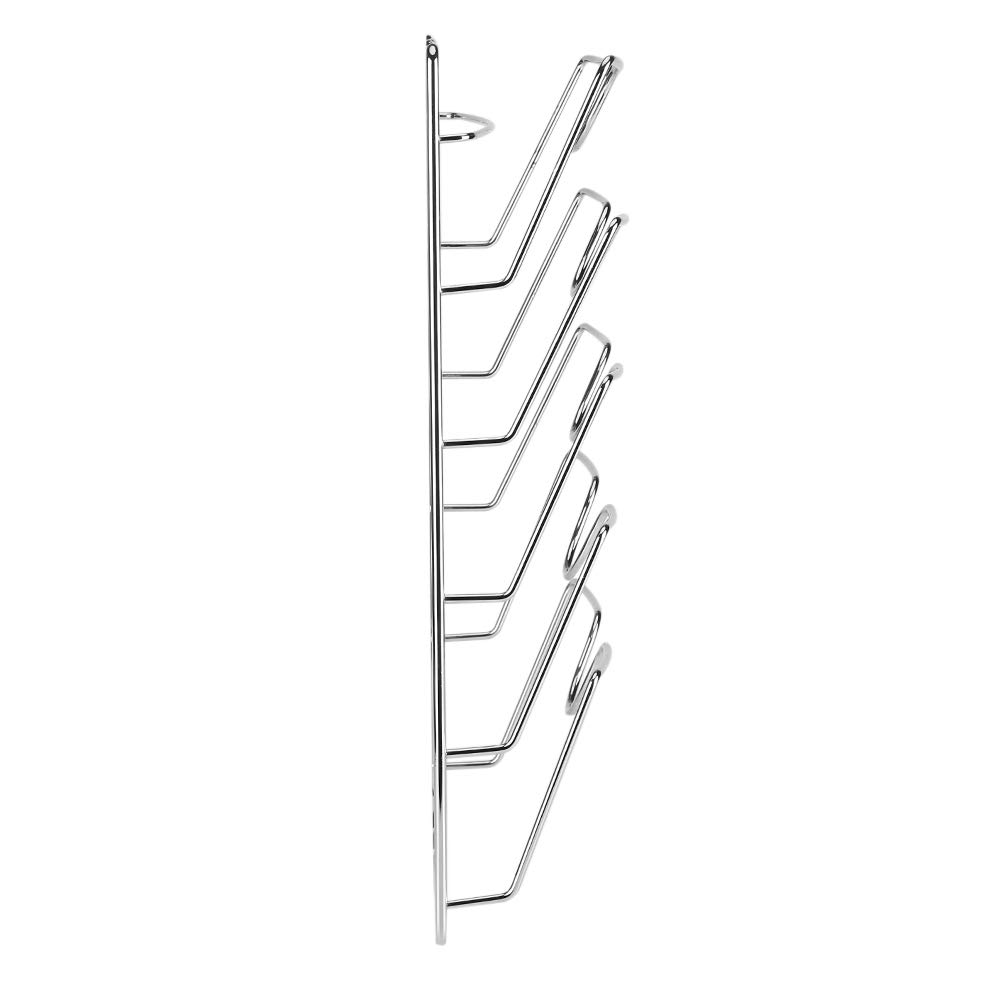 Pot Lid Holder, Iron Kitchen Organizer Rack Rest Wall Door Mounted Kitchen Cabinet Storage Rack Holder for Pot & Pan Lids