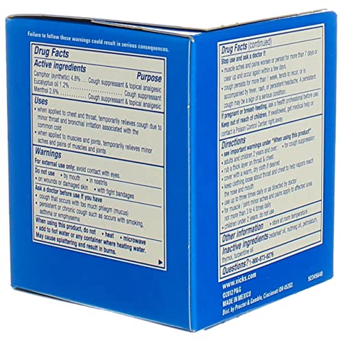 Vicks VapoRub Ointment 6 oz (Pack of 4)