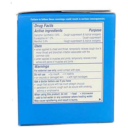 Vicks VapoRub Ointment 6 oz (Pack of 4)