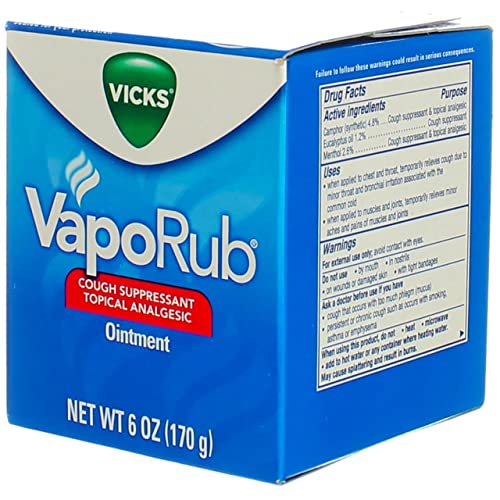 Vicks VapoRub Ointment 6 oz (Pack of 4)