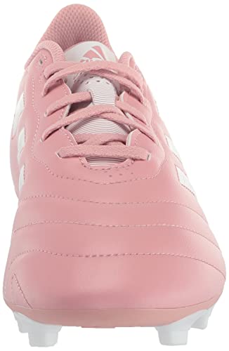 adidas Unisex Goletto VIII Firm Ground Soccer Shoe, Wonder Mauve/White/White, 10 US Men