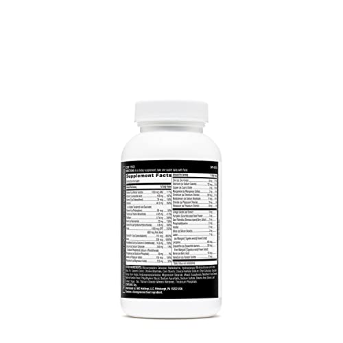 GNC Mega Men 50 Plus One Daily Multivitamin for Men, 60 Count, Take One A Day, Supports Prostate, Heart, Brain, and Eye Health