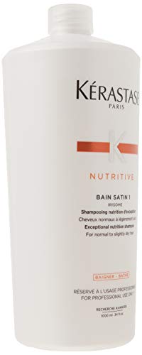 Kerastase Nutritive Bain Satin 1 Exceptional Nutrition Shampoo (For Normal to Slightly Dry Hair) 1000ml/34oz