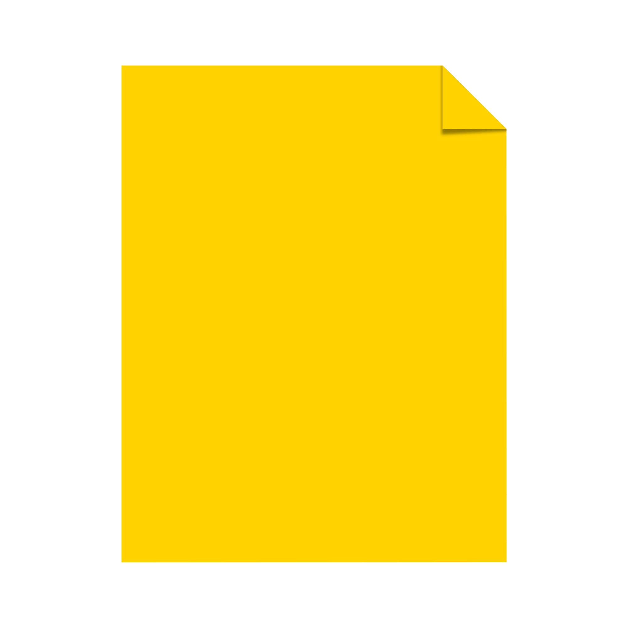 Neenah Astrobrights Bright Color Paper, 8 1/2in. x 11in., 24 Lb, FSC Certified, Solar Yellow, Ream Of 500 Sheets, 21538