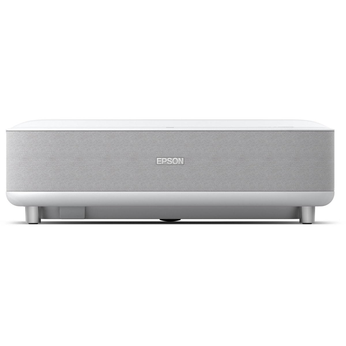 Epson EpiqVision Ultra Short Throw LS300 3LCD Smart Laser Projector, 3600 Lumens Color & White Brightness, HDR, Android TV, Yamaha Speakers, Bluetooth, Sports, Gaming, Movies - White (Renewed)