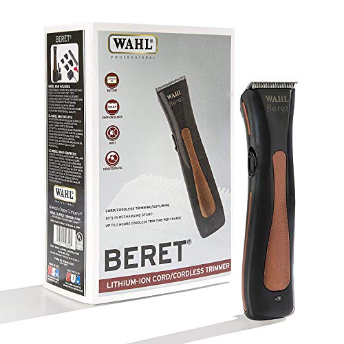 Wahl Professional- Beret Lithium Ion Cord Cordless Ultra Quiet Electric Trimmer for Professional Barbers and Stylists - Model 8841