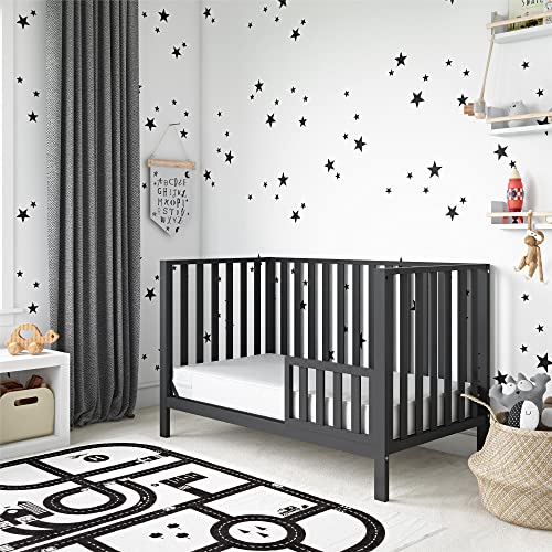Safety 1st Heavenly Dreams Baby Crib and Toddler Bed Mattress, Waterproof and Stain Resistant Cover, White
