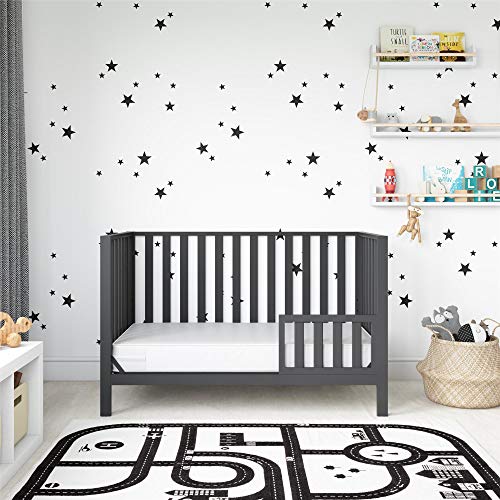 Safety 1st Heavenly Dreams Baby Crib and Toddler Bed Mattress, Waterproof and Stain Resistant Cover, White