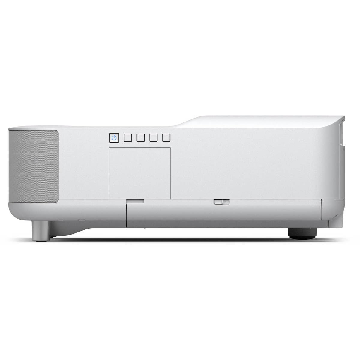 Epson EpiqVision Ultra Short Throw LS300 3LCD Smart Laser Projector, 3600 Lumens Color & White Brightness, HDR, Android TV, Yamaha Speakers, Bluetooth, Sports, Gaming, Movies - White (Renewed)