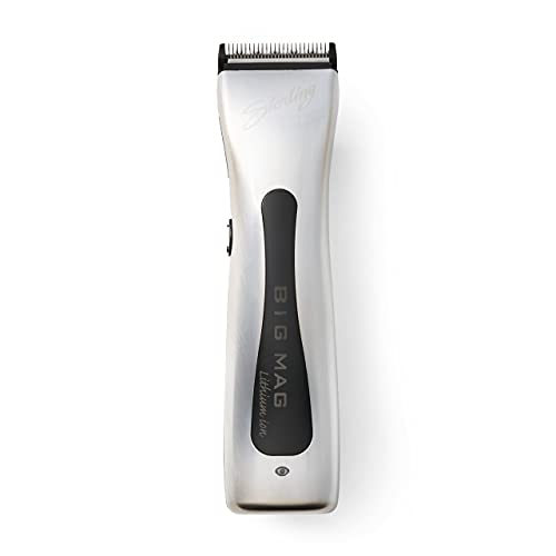 Wahl Professional Sterling Big Mag Clipper - Great for Professional Stylists and Barbers - Rotary Motor - Silver