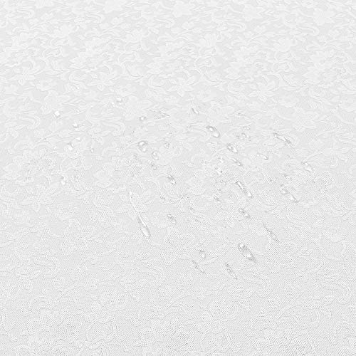 Safety 1st Heavenly Dreams Baby Crib and Toddler Bed Mattress, Waterproof and Stain Resistant Cover, White