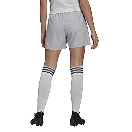 adidas Women's Condivo 21 Shorts, Team Light Grey/White, Small
