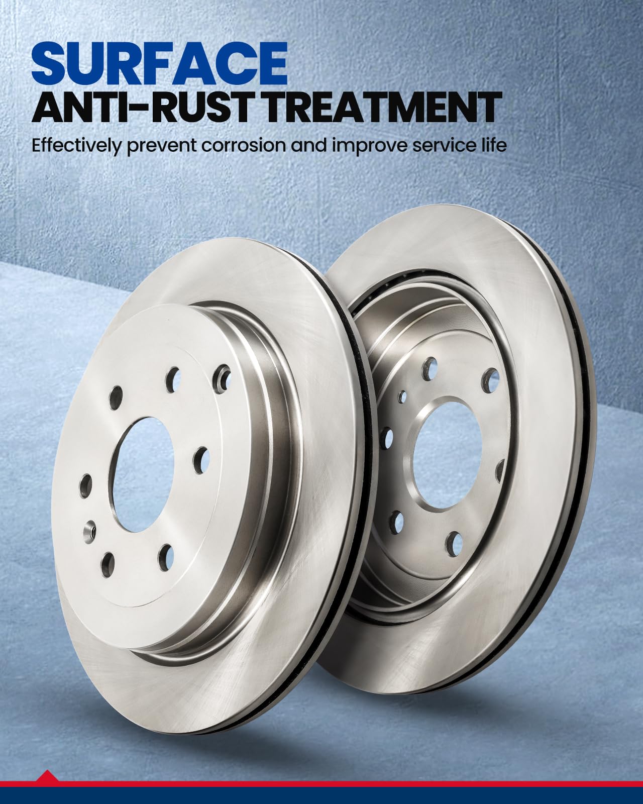 KAX 31348 Murano Brake Rotors Rear Drilled Slotted Brake Rotors for Murano 2009-2020 Pathfinder 2013-2020 QX60 2014-2020 Quest 2011-2017 Q50 2014 2015 (2pcs)