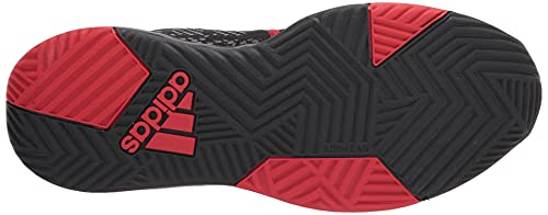 adidas Men's Own The Game 2.0 Basketball Shoe, Black/White/Carbon, 11