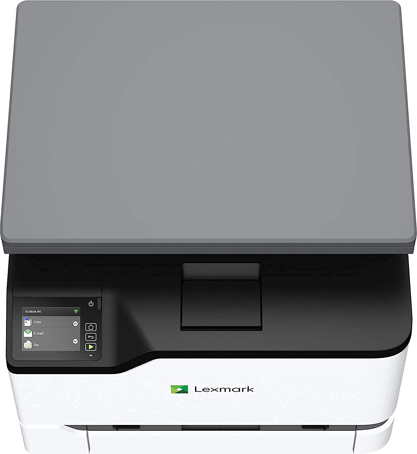 Lexmark MC3224dwe Color Multifunction Laser Printer with Print, Copy, Scan, and Wireless Capabilities, Two-Sided Printing with Full-Spectrum Security and Prints Up to 24 ppm (40N9040), White, Gray