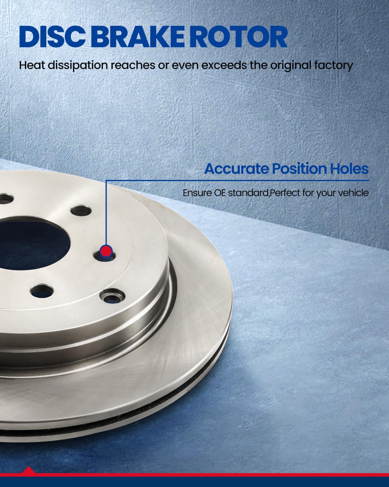 KAX 31348 Murano Brake Rotors Rear Drilled Slotted Brake Rotors for Murano 2009-2020 Pathfinder 2013-2020 QX60 2014-2020 Quest 2011-2017 Q50 2014 2015 (2pcs)