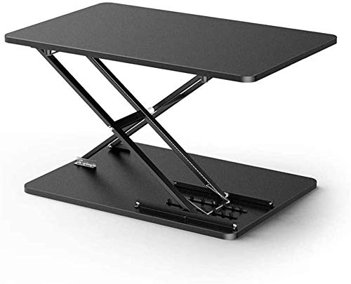 KouRy 25 Inch Heavy-Duty Scissors Lift Keyboard and Mouse Riser, Designed for Ergonomic Sit Stand Workstations for Laptop (Colour: Black)