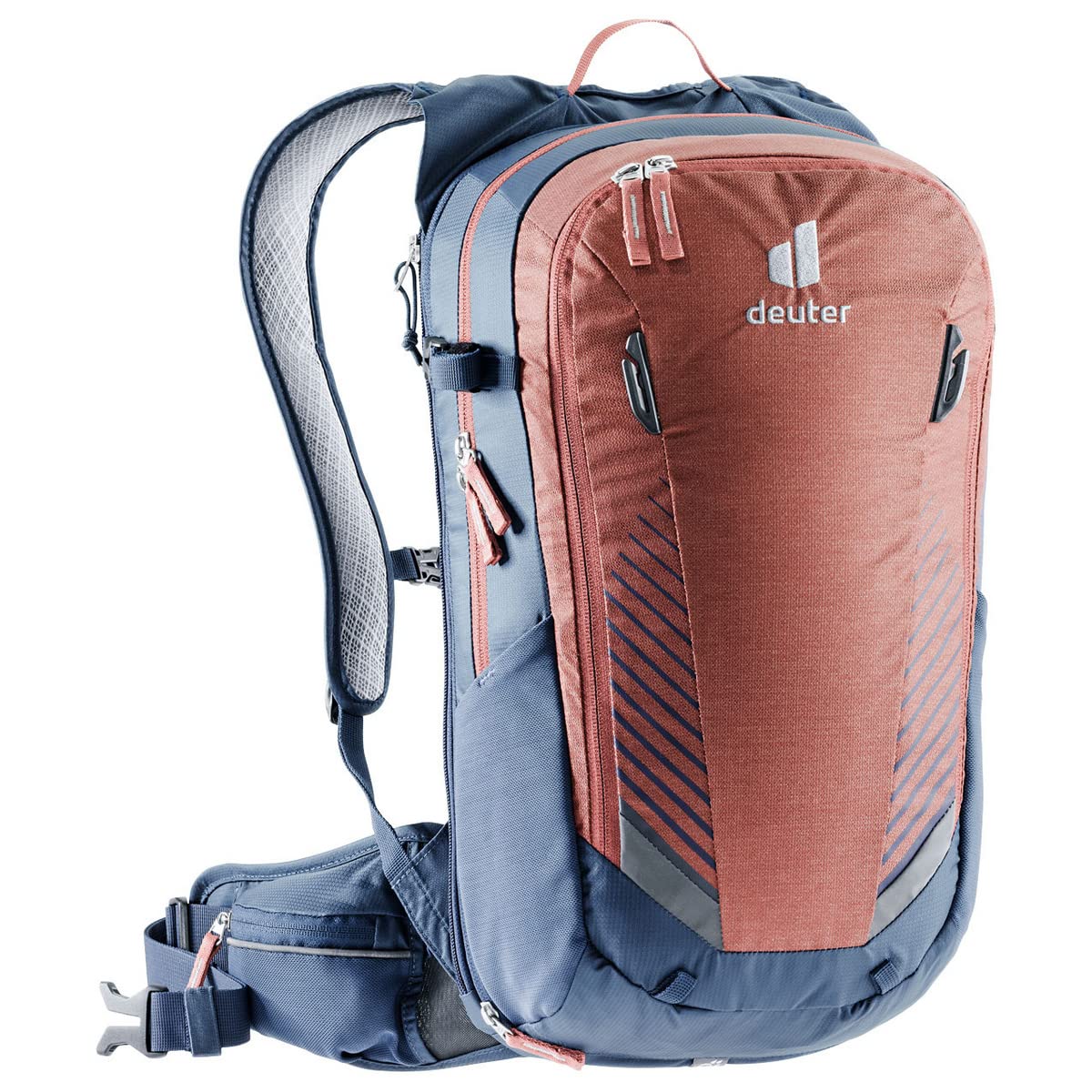 DEUTER Unisex – Adult's Compact EXP 14 Bicycle Backpack, Redwood-Navy, 17 L
