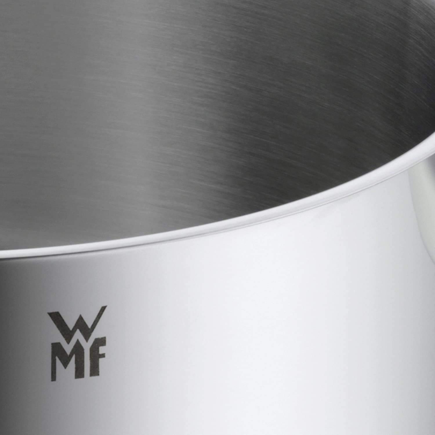 WMF Cookware Ø 20 cm Approx. 3,7L Diadem Plus Pouring Rim Glass Lid Cromargan® Stainless Steel Brushed Suitable for All Stove Tops Including Induction Dishwasher-Safe