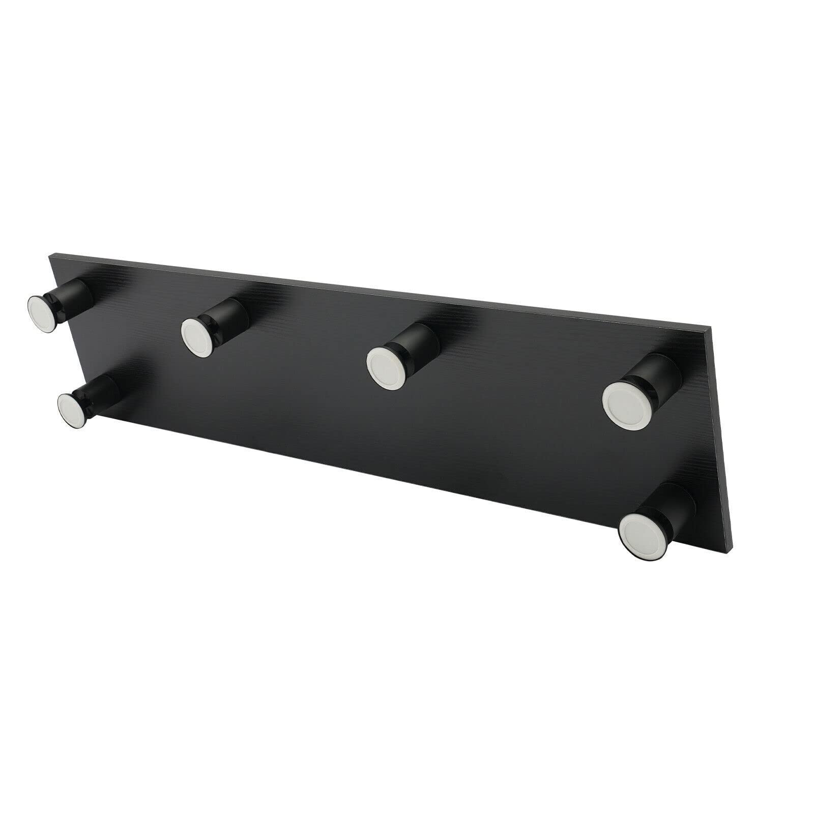 Bazargame 42''L Dual Monitor Stand Riser,Monitor Stand Riser Computer,High Density Board Laptop Desktop Organizer (black）