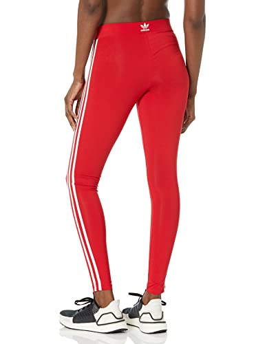 adidas Originals Women's Adicolor Classics 3-Stripes Leggings, Better Scarlet, Small