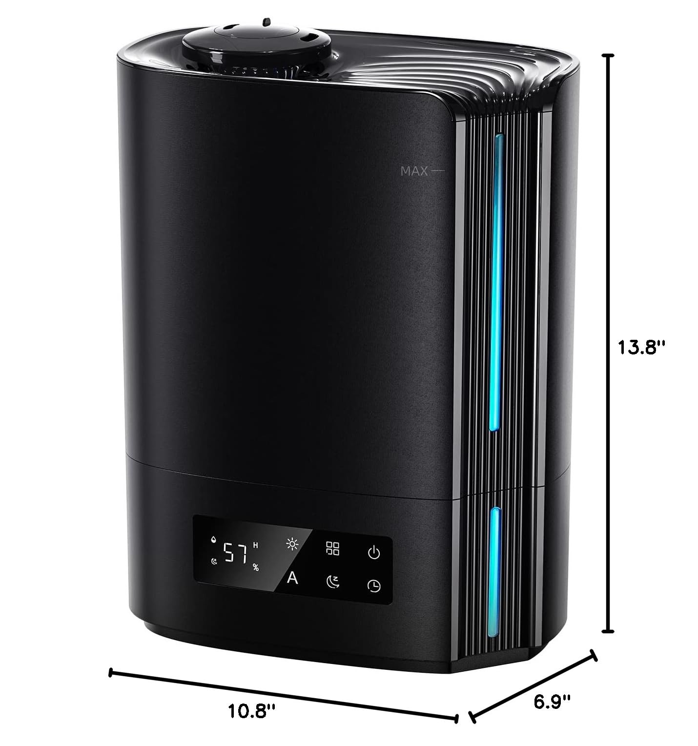 BREEZOME 6L Humidifiers for Bedroom Large Room & Essential Oil Diffuser, Ultrasonic Top Fill Cool Mist Humidifiers for Baby, Plants, Nursery Last up to 60 Hours, Smart Humidistat Control, Ultra Quiet