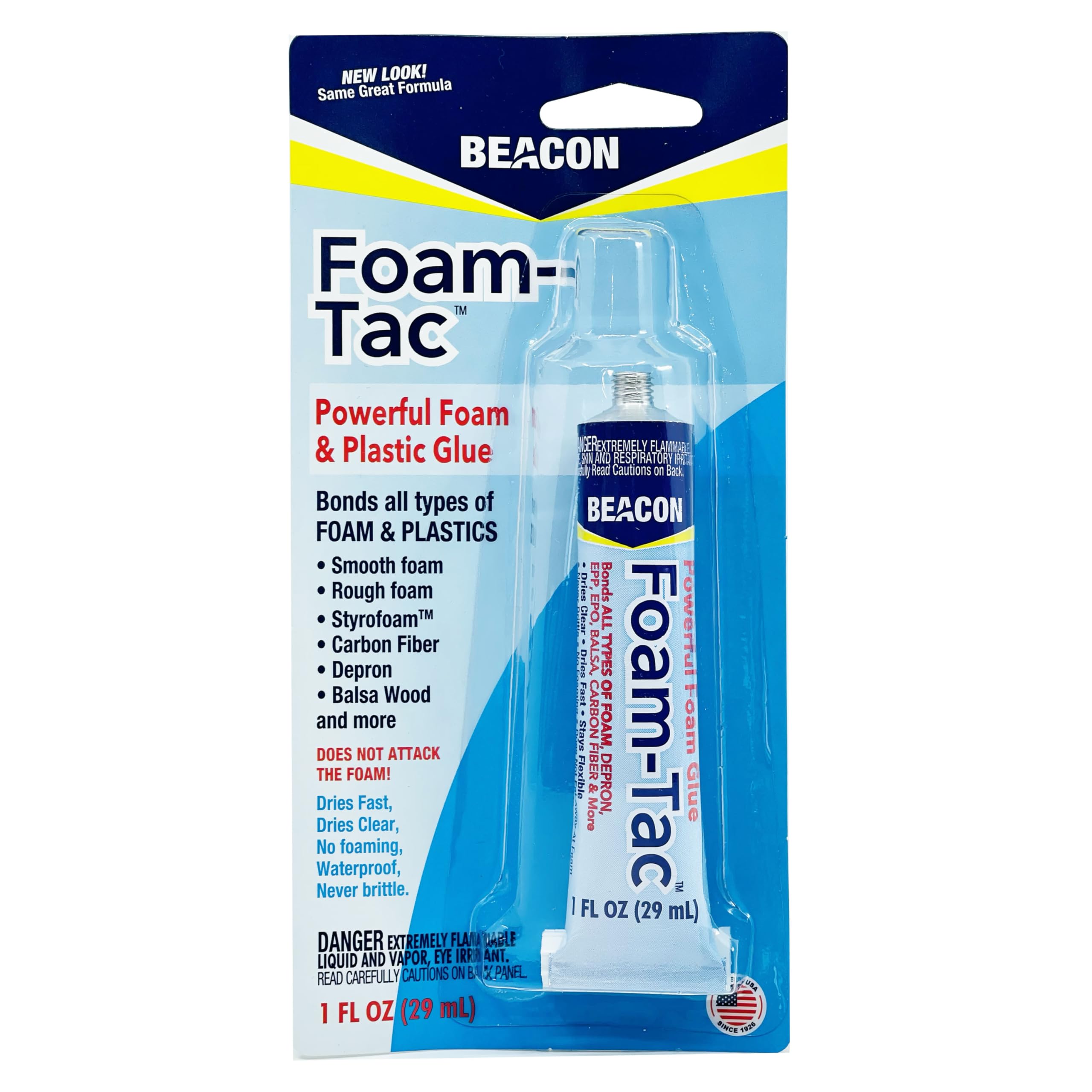 Beacon Adhesives Foam-Tac 29ml, Adhesive, 10 x 20 x 2 cm