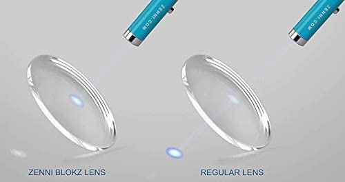 ZENNI Blue Light Blocking Glasses for Women Men Stylish Tortoiseshell TR90 Rectangle Frame Relieve Digital Screen Eye Strain Light Eyewear UV Protection