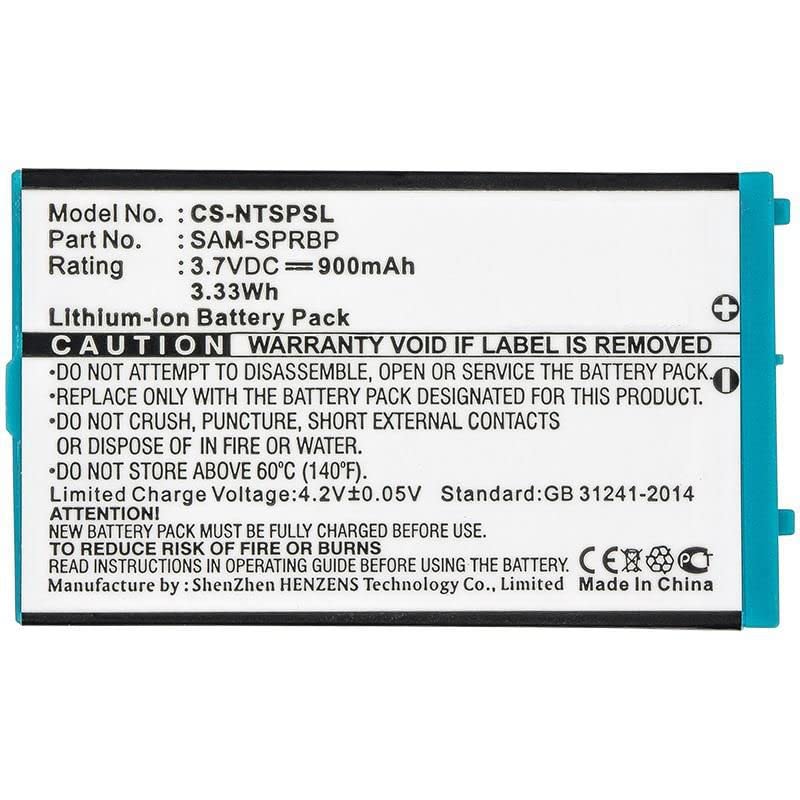 CoreParts Sparepart Battery for Game Console 3.33Wh Li-ion 3.7V 900mAh, AGS-003, SAM-SPRBP (3.33Wh Li-ion 3.7V 900mAh Blue for Nintendo Game Console Advance SP, AGS-001, GBA SP)