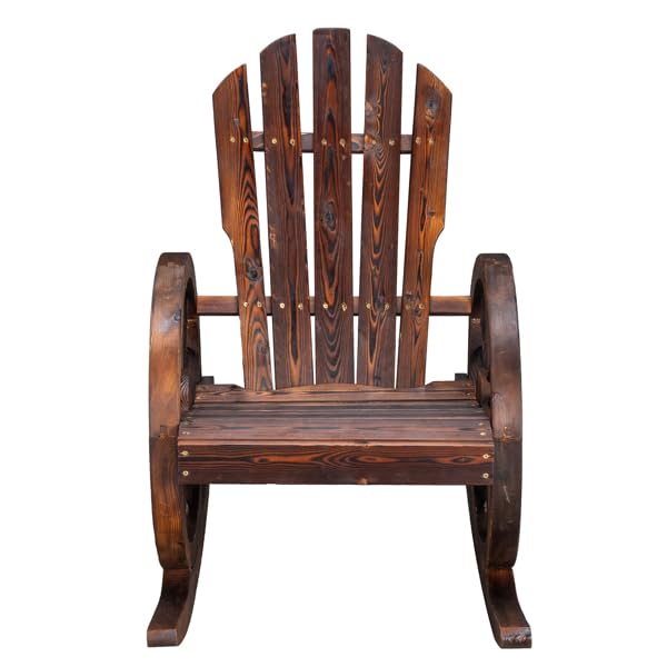 Front Porch Rocker Chairs Rocking Chair Outdoor, Patio Rocker Chairs, Rocking Chair Porch Rocker for Backyard, Porch 24.21" L x 35.04" W x 37.01" H