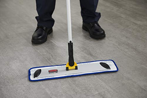 Rubbermaid Commercial Products, Lightweight HYGEN Quick-Connect Mop Frame for Wet or Dry/Dust Pads, 17 Inch, FGQ56000YL00