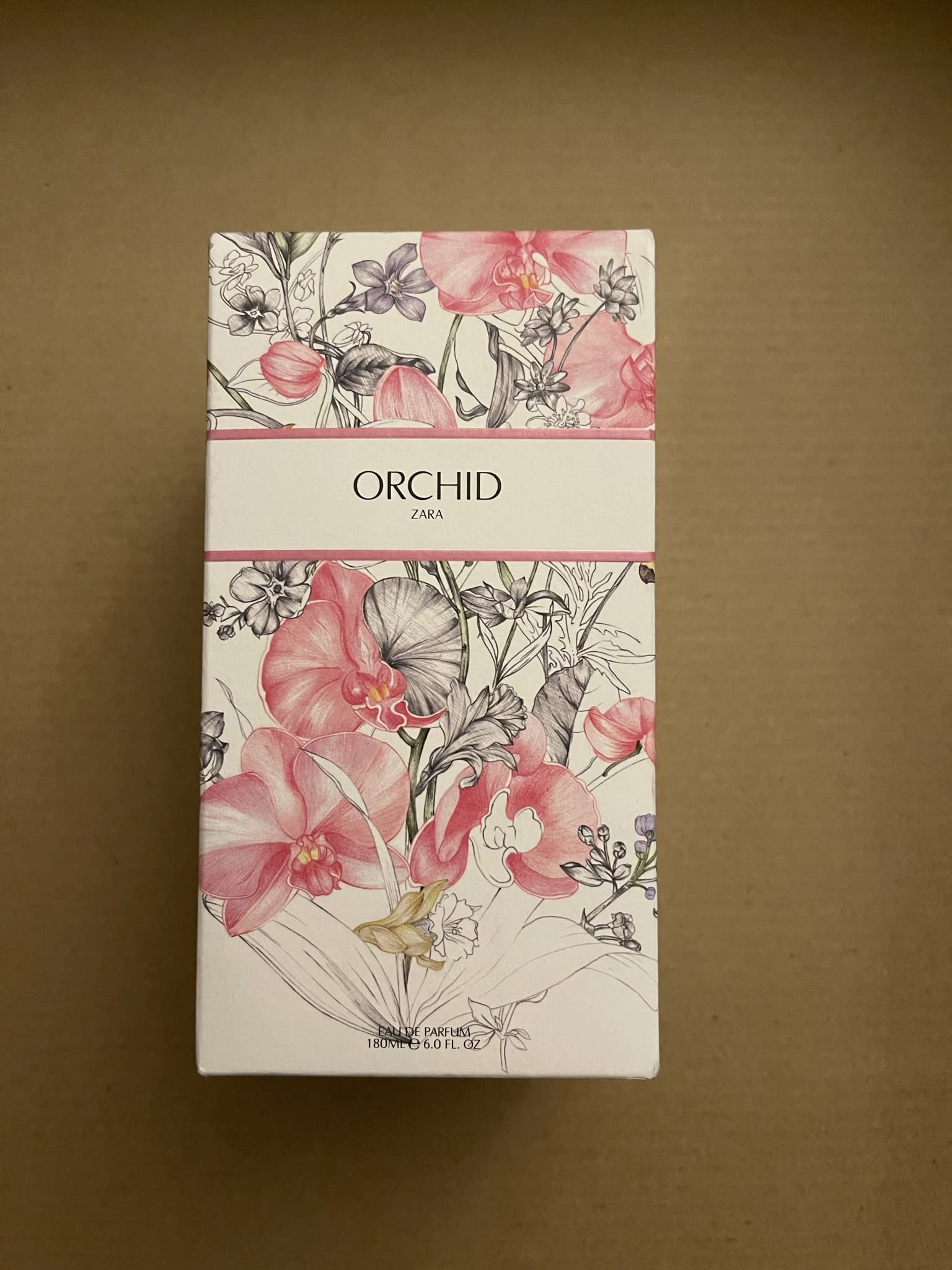 Zara ORCHID EAU DE PARFUM 180 ML (6.0 FL. OZ). A charming fragrance, revealing the fresh, crystal-clear floral notes of rose and lily of the valley.