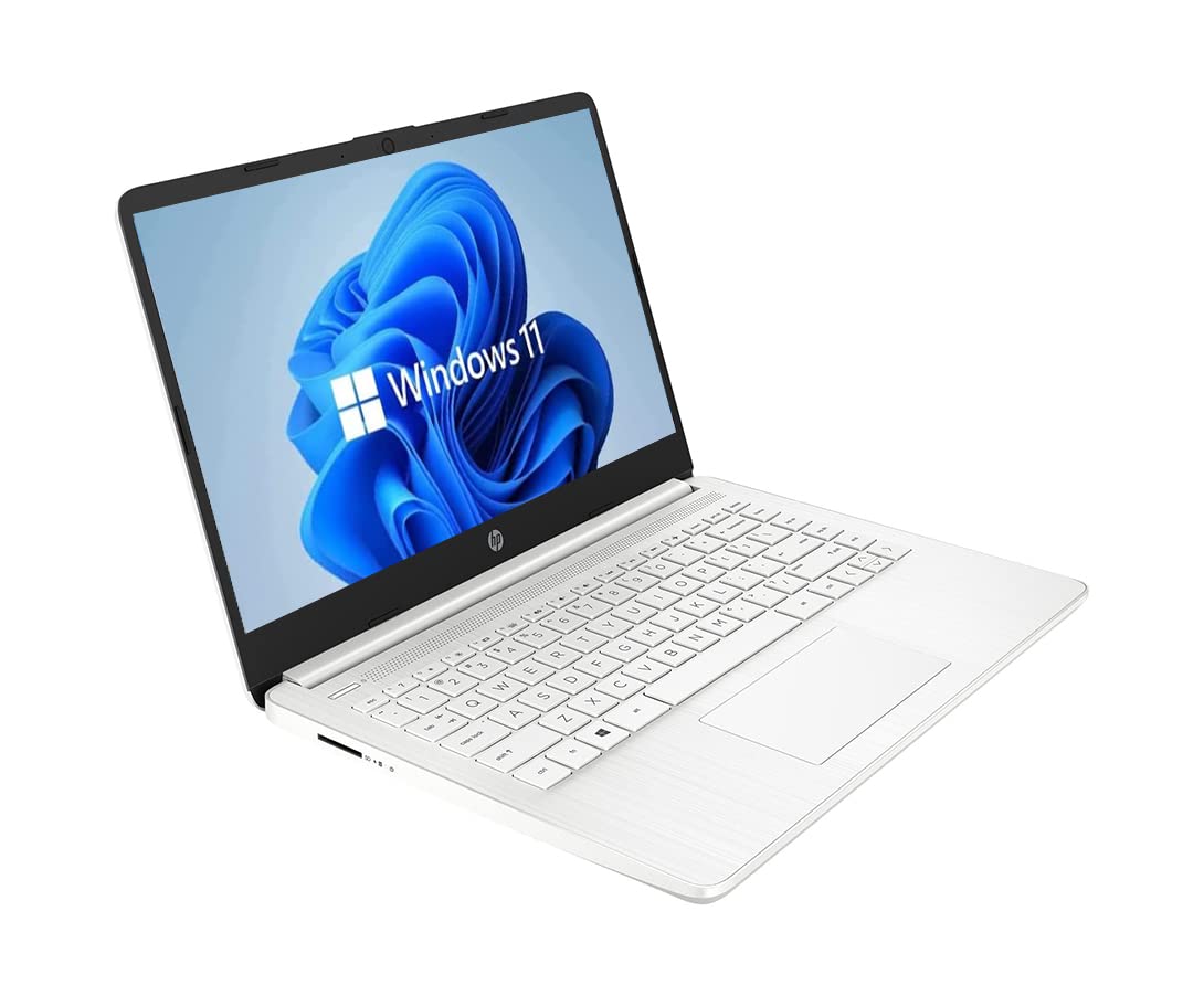 Newest HP 14" HD Laptop, Windows 11, Intel Celeron Dual-Core Processor Up to 2.60GHz, 4GB RAM, 64GB SSD, Webcam(Renewed)