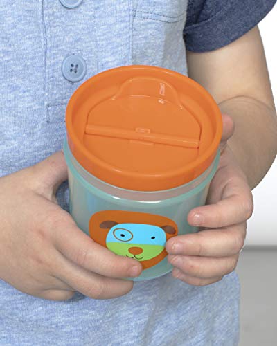 Skip Hop Toddler Sippy Cup, Zoo Tumbler Cups, 2 Pack, Monkey/Dog