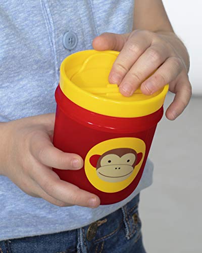 Skip Hop Toddler Sippy Cup, Zoo Tumbler Cups, 2 Pack, Monkey/Dog