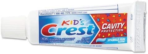 Crest Kids Cavity Protection Toothpaste, Sparkle Fun, Travel Size 0.85 oz (24g) - Pack of 2