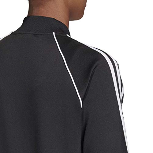 adidas Originals womens Superstar Track Primeblue Jacket, Black/White, Medium US
