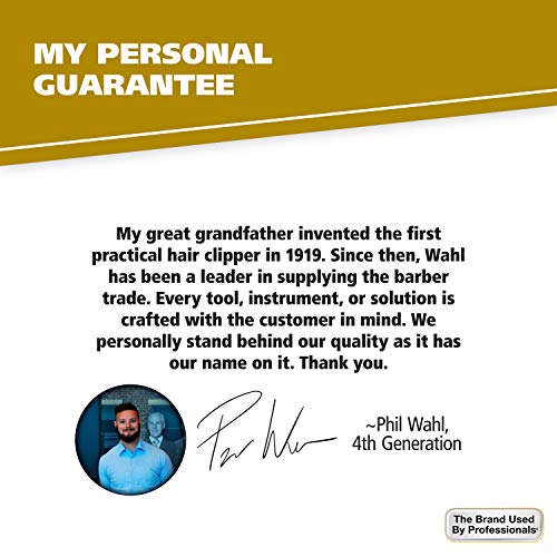 Wahl Beard & Mustache Folding Comb for Men's Grooming - Handcrafted & Hand Cut with Cellulose Acetate - Smooth, Rounded Tapered Teeth - Model 3326