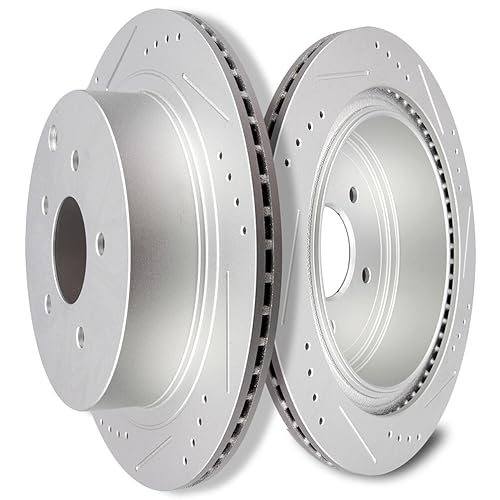 ALEGE Rear 2Pcs Brake Rotors Fit for Nissan for Quest Mini Passenger Van 2004-2009 2011-2017 for Nissan for Pathfinder Sport Utility 2013-2017