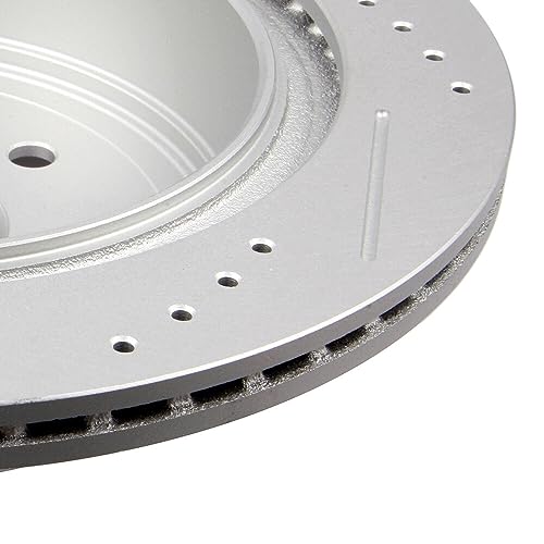ALEGE Rear 2Pcs Brake Rotors Fit for Nissan for Quest Mini Passenger Van 2004-2009 2011-2017 for Nissan for Pathfinder Sport Utility 2013-2017