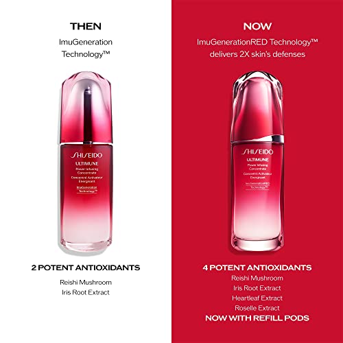 Shiseido Ultimune Power Infusing Concentrate - 50 mL - Antioxidant Anti-Aging Face Serum - Boosts Radiance, Increases Hydration & Improves Visible Signs of Aging