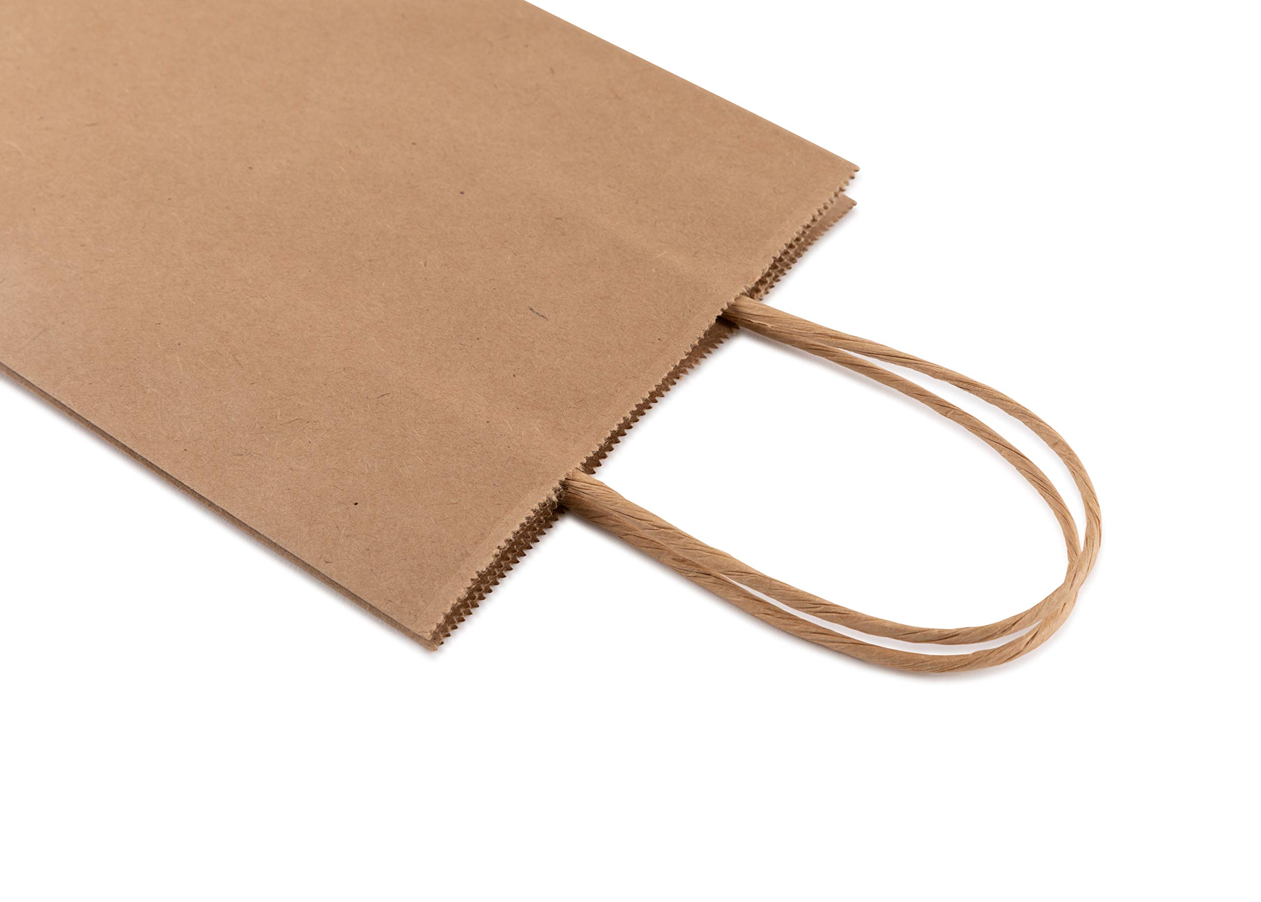 SAM WRAP Wine Bags Kraft Bags, for Wine Spirits 5.75" x 3.25" x 13" Gift Bags, Kraft Bags (50)