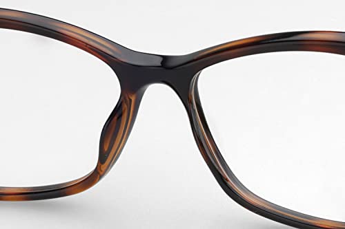 ZENNI Blue Light Blocking Reading Glasses for Women Stylish Cat-Eye Frame Tortoiseshell TR90 Light Eyewear +1.50 Magnification