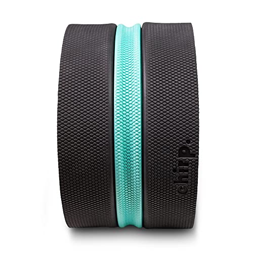 Chirp Wheel XL - Super Comfort Back Massage Roller, X-Large Back Stretcher with Extra Cushion, Wider, More Stable Base, and Sufficient Pressure, Back Cracking Device, Big Wheel Holds Up to 500 lbs.