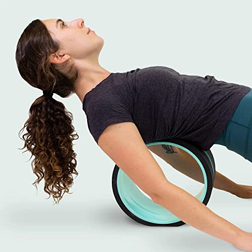 Chirp Wheel XL - Super Comfort Back Massage Roller, X-Large Back Stretcher with Extra Cushion, Wider, More Stable Base, and Sufficient Pressure, Back Cracking Device, Big Wheel Holds Up to 500 lbs.