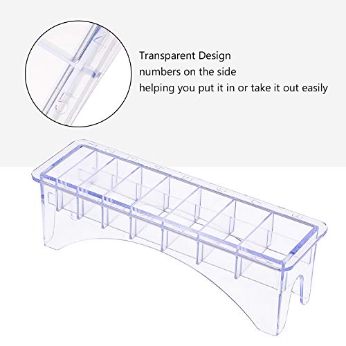 8 Grid Base Box For Universal Hair Clipper Limit Comb Guide Attachment Size Barber Replacement Hair Styling Tool Accessories