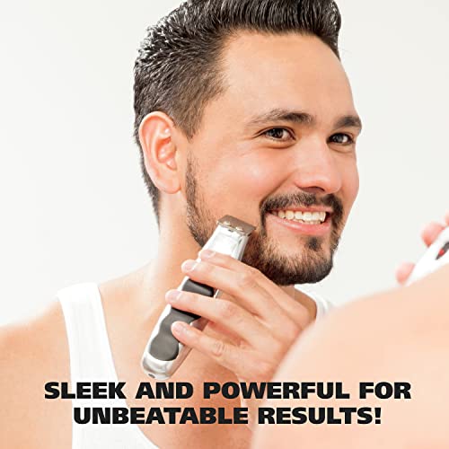 Wahl Clipper Rechargeable Beard Trimmer With Travel Lock, Self-sharpening Blades, and 10 Different Trimming Lengths – Model 9916-817V